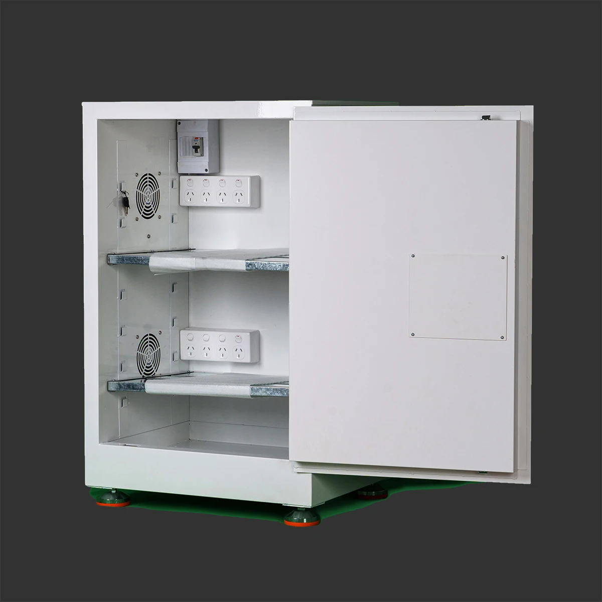 8-device Lithium Battery Fireproof Cabinet - Safe Charging