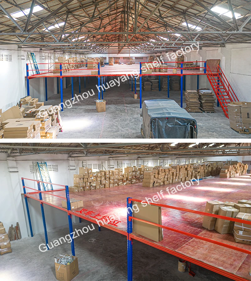 Strong Heavy Duty Mezzanine Rack Attic Shelves For Industrial Factory ...