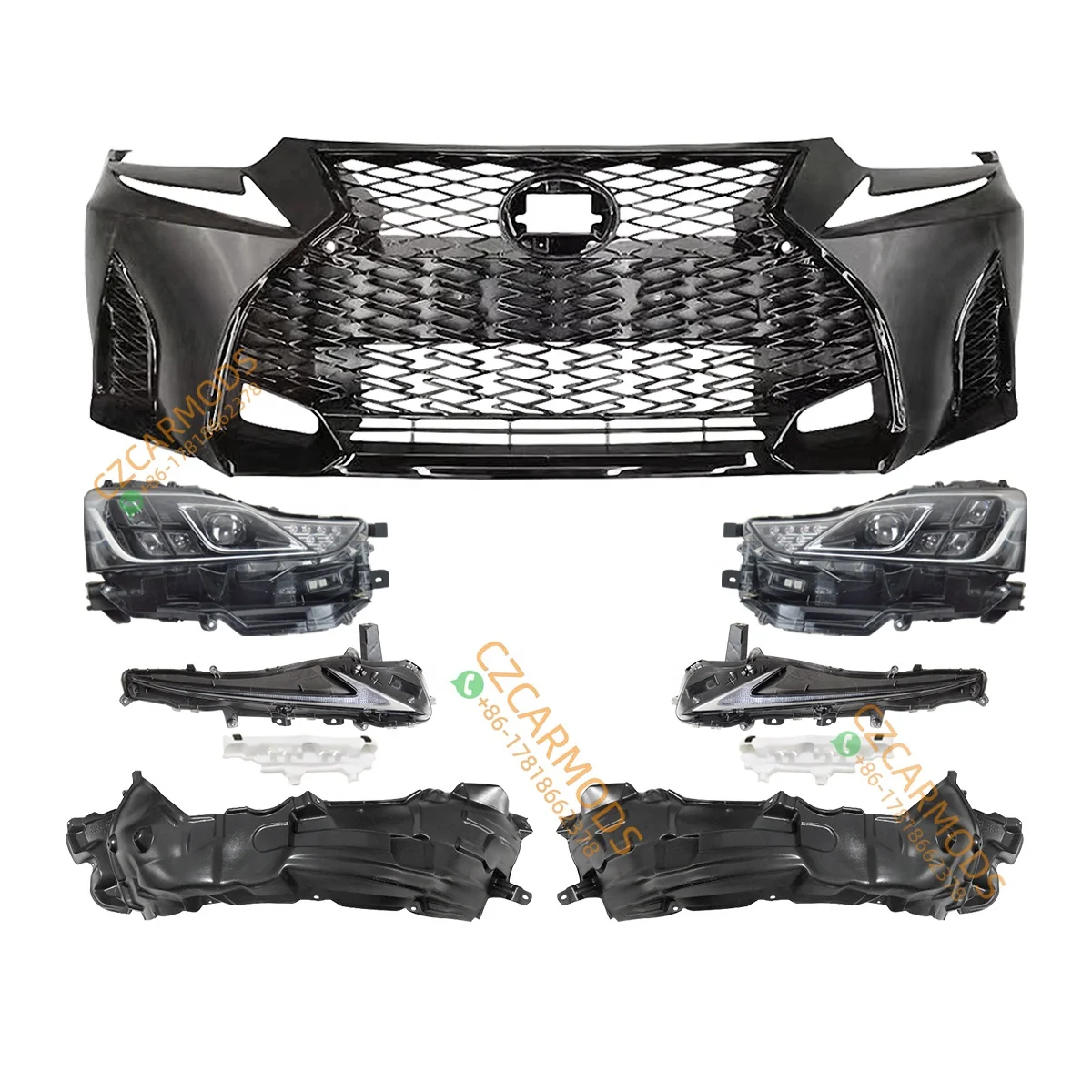 Car Body Kit For Lexus Is Is300 Is350 2013-2015 Upgrade Modified To ...