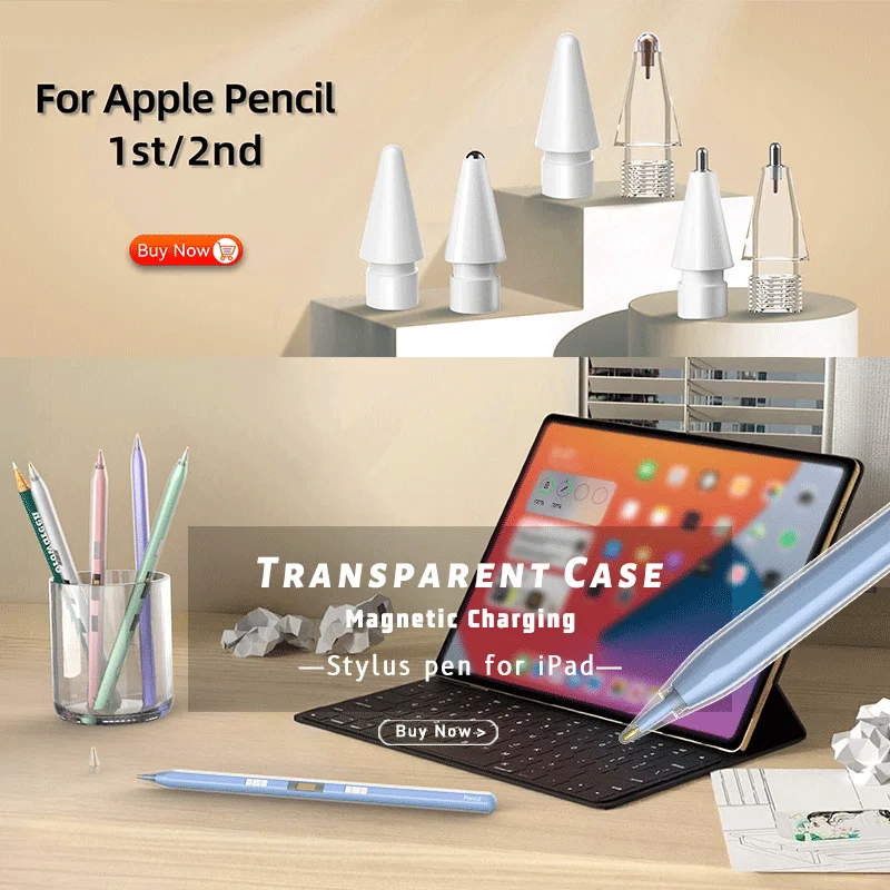 Transparent Magnetic Wireless Charging Smart Pen With Palm Rejection ...