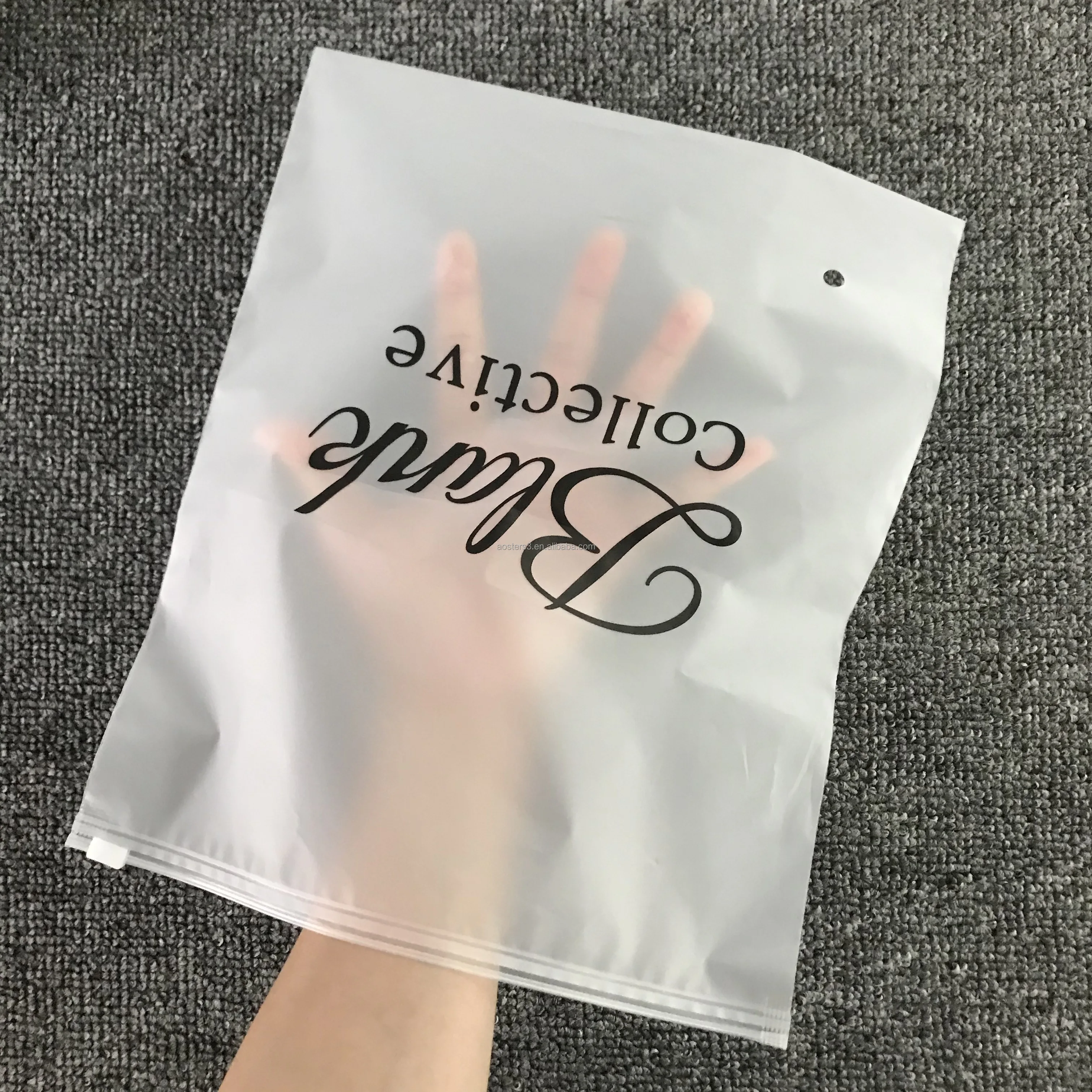 Custom PVC Zipper Top Bag Pouch - Clear Packaging Solution
