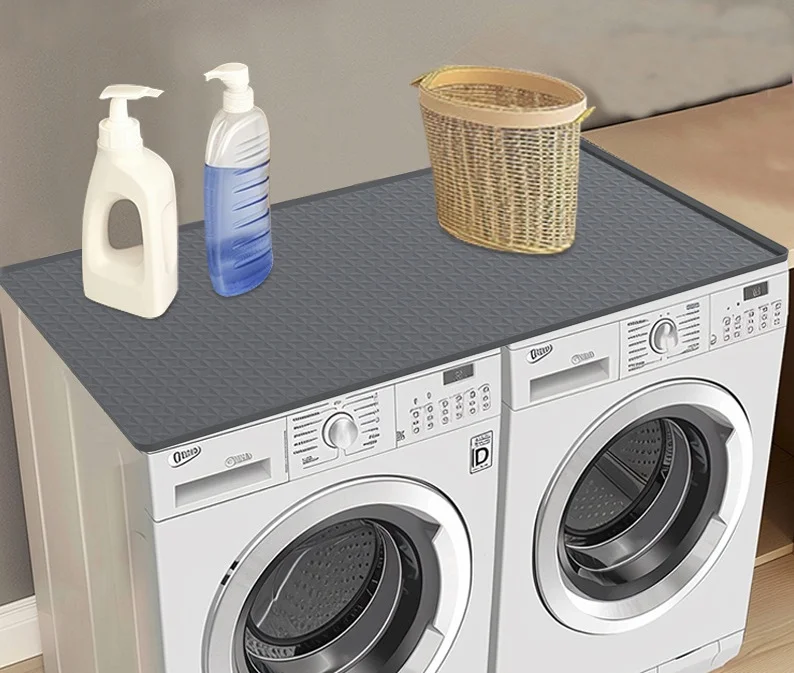 54" X 27.5" Washer Dryer Countertop Custom Anti-slip Silicone Washer ...