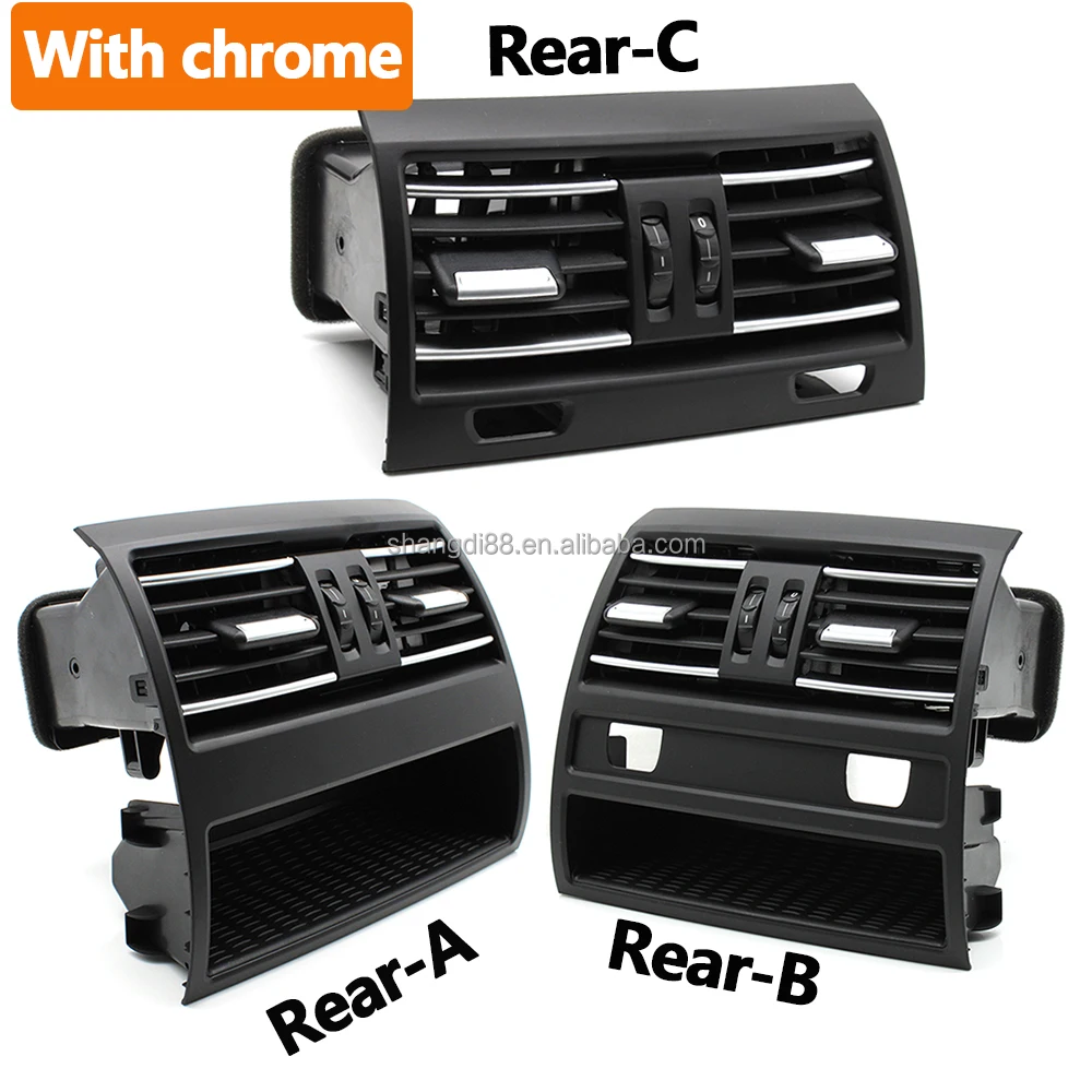 Factory Wholesale Central Left Right Rear Fresh Air AC Vent Chromed ...
