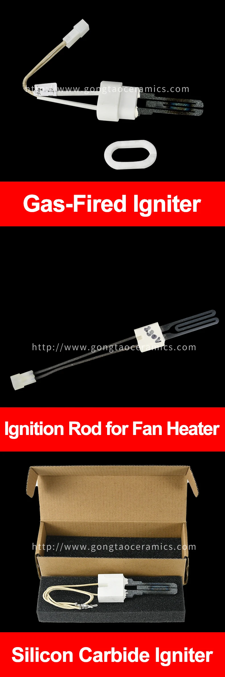 Silicon Nitride Heater For Pellet Stove Ignition Rod - Buy Electrical ...