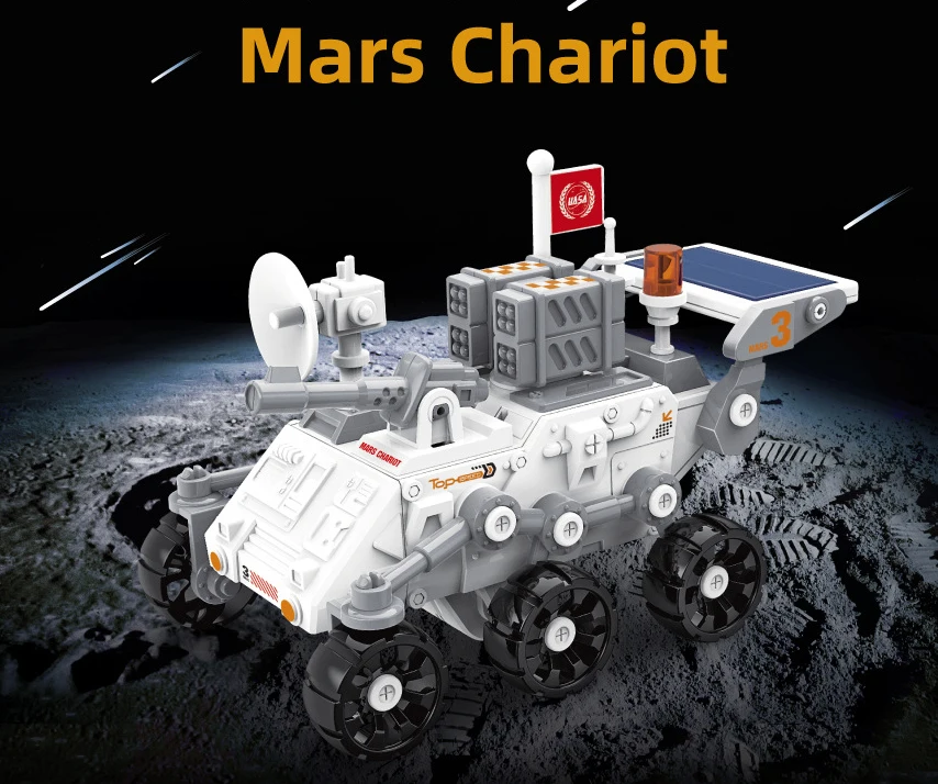 3 In1 Space Rover Explorer Building Toy Set DIY Space Toy Building Kit ...