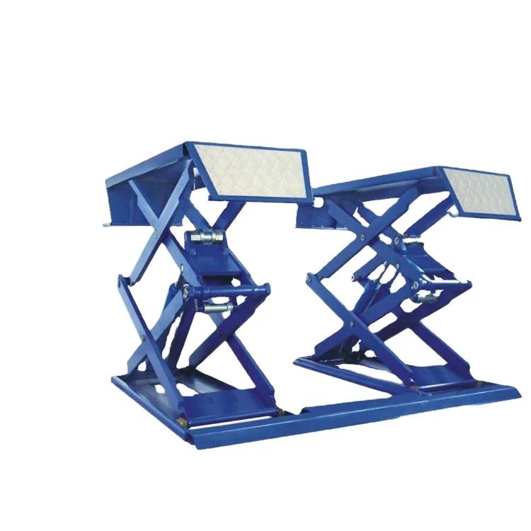 Low Profile Full Rise Scissor Lift Pneumatic Release Safety Locking ...