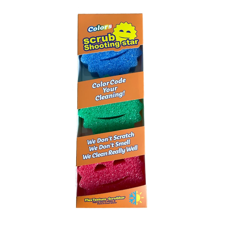 Sunflower Scrub Dual Sided Sponge And Scrubber Scratch Sponge For ...