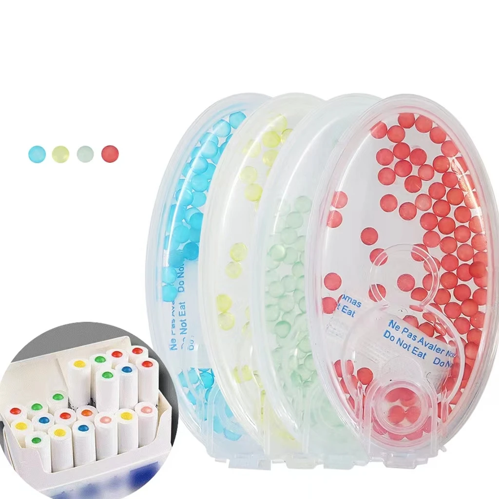 Mix Fruit Flavor Menthol Capsule Mint Beads Explosion Cigarette Pops ...