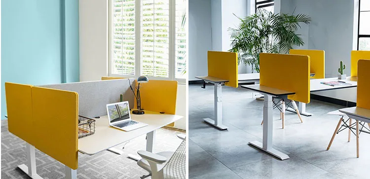 Eco Friendly Office Desk Sound Absorption Shield Panels