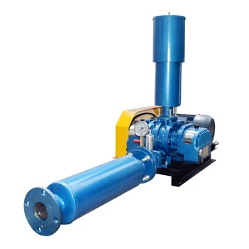 High-pressure Three Leaf Roots Blowers For Sewage Treatment Aquaculture Industry Fish Pond ...