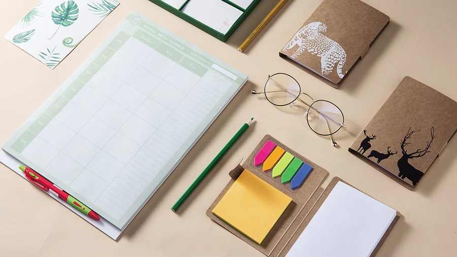 Promotional Custom Memopad Planner Sticky Note Logo Printing Kraft Memo ...