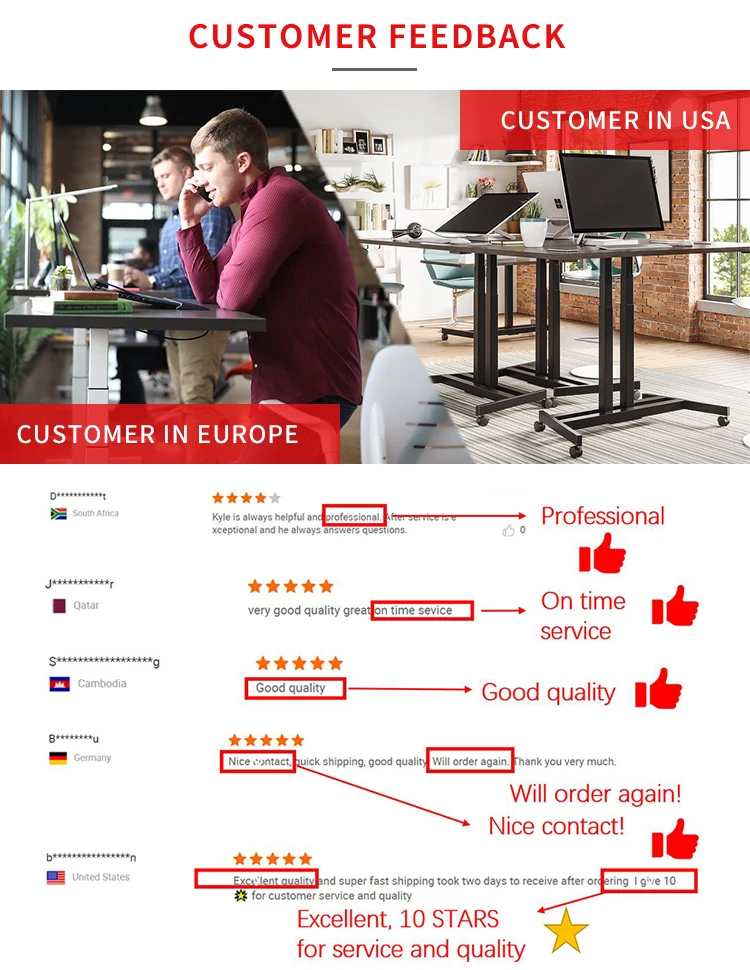 2 Person Office Desk Sparepart Height Double Adjustable Desk Staff ...