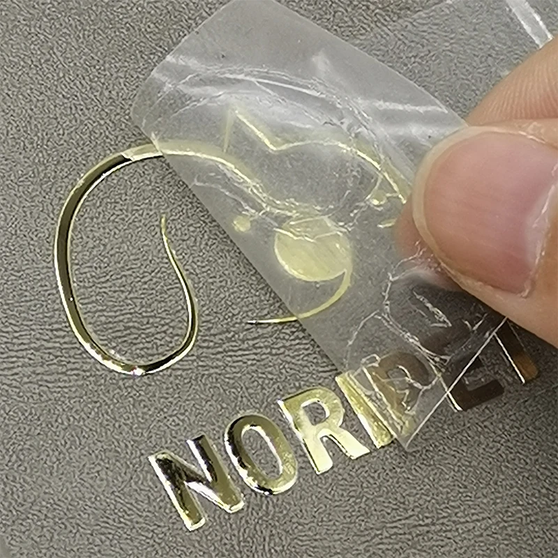 Metallic Letters Labels Custom Thin Electroform Gold Nickel 3d Logo ...