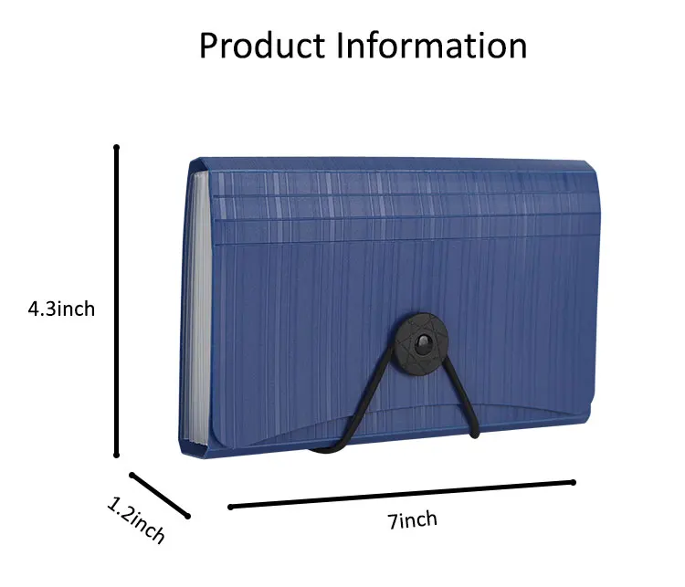 AFFISURE Expandable Portable Folder 13 Pocket Rope Accordion File ...