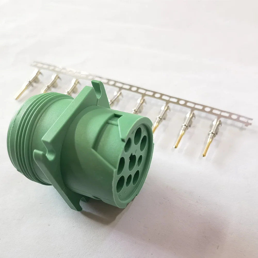 Deutsch 9-pin Green Male Connector Kit For Automotive Obd2 & Oem Options