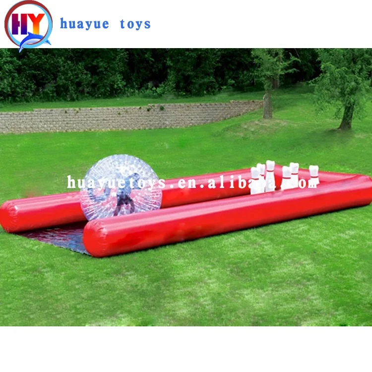 Outdoor Giant Inflatable Human Bowling Ball Sport Games