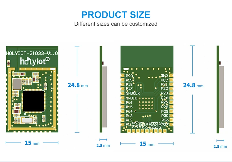 Holyiot Nrf52832 Module Ultra-low Power Consumption For Home Lock Lot ...