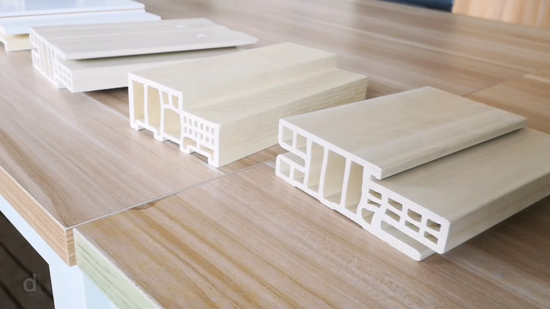 Wooden Hollow Core Wpc Interior Plastic Waterproof Bathroom Door Frame ...