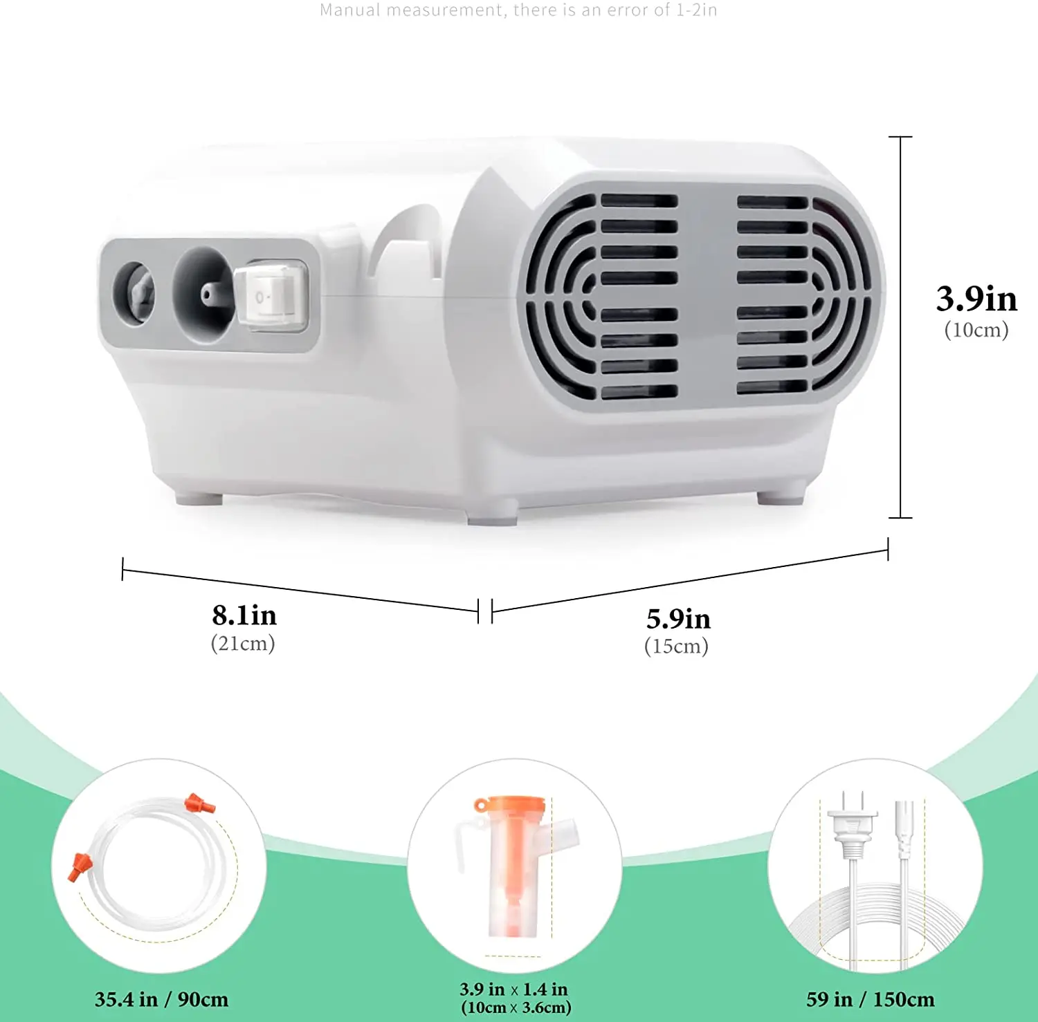 Digital Screen Portable Inhaler - Aerosol Therapy for Asthma