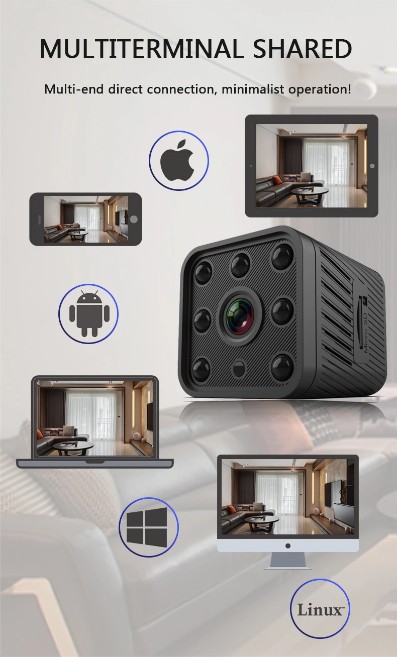 Feekass JXLCAM App Night Vision Remote IP Camera A9 AS01