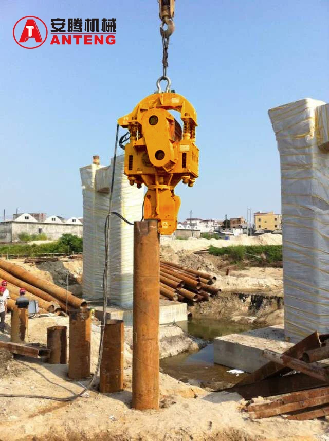 Sheet Pile Electric Mini Excavator Piling Hammer Vibro Hammer For Sheet ...