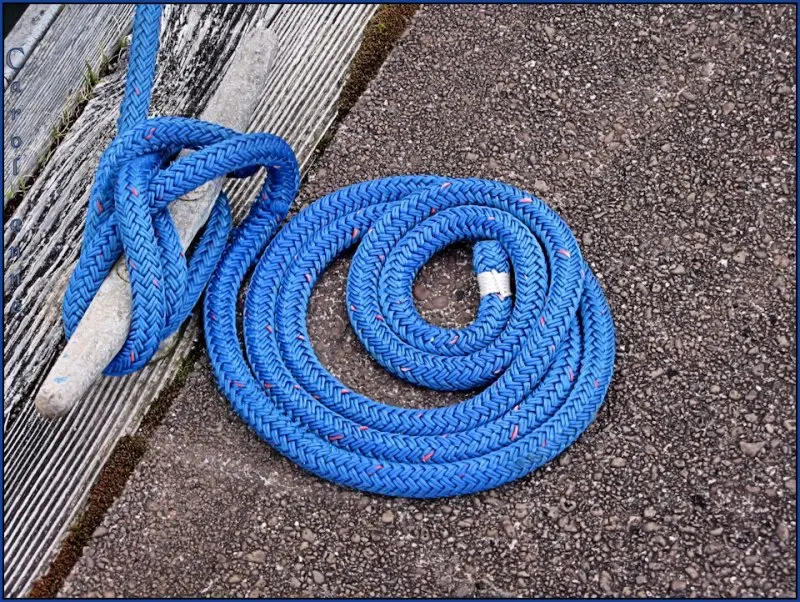 Double Braided Nylon Polyamide Marine Mooring Rope 64mmx220m With Soft ...
