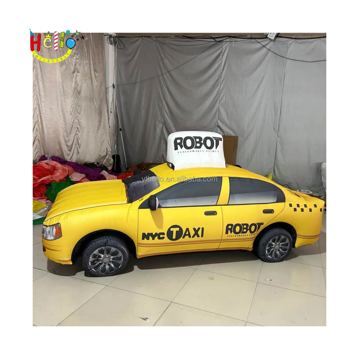 Advertising Inflatable Car Model Yellow Inflatable Taxi| Alibaba.com