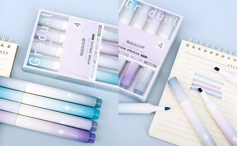 Bview Art Soft Chisel Tip Assorted Colors Durable Gradual Pastel ...