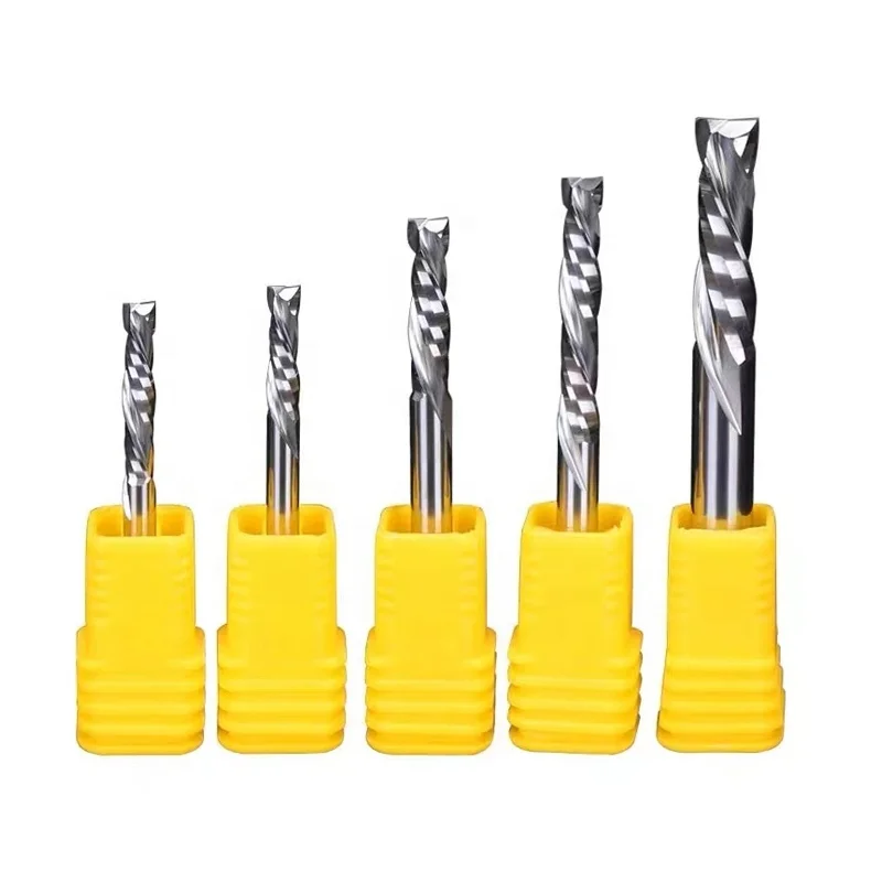 End Mill Milling Tool Carbide Compression End Mill Wood Milling Cutter ...
