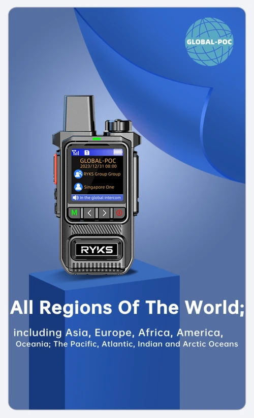 Long Distance PoC Radio Smart Sim Card Walkie Talkie 4G LTE Network ...