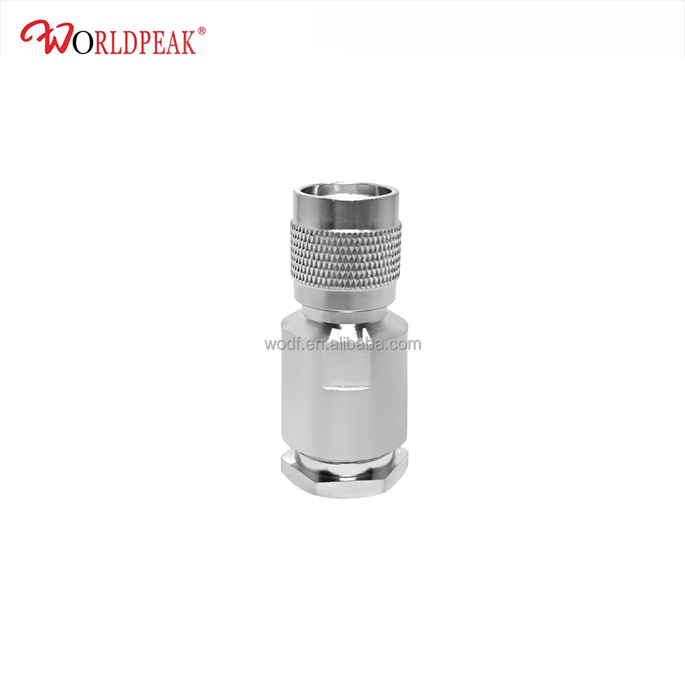 Factory TNC Male Plug Straight Clamp Solder RF Coax Connector for WDFR300 5DFB RG5 RG6 Coaxial ...