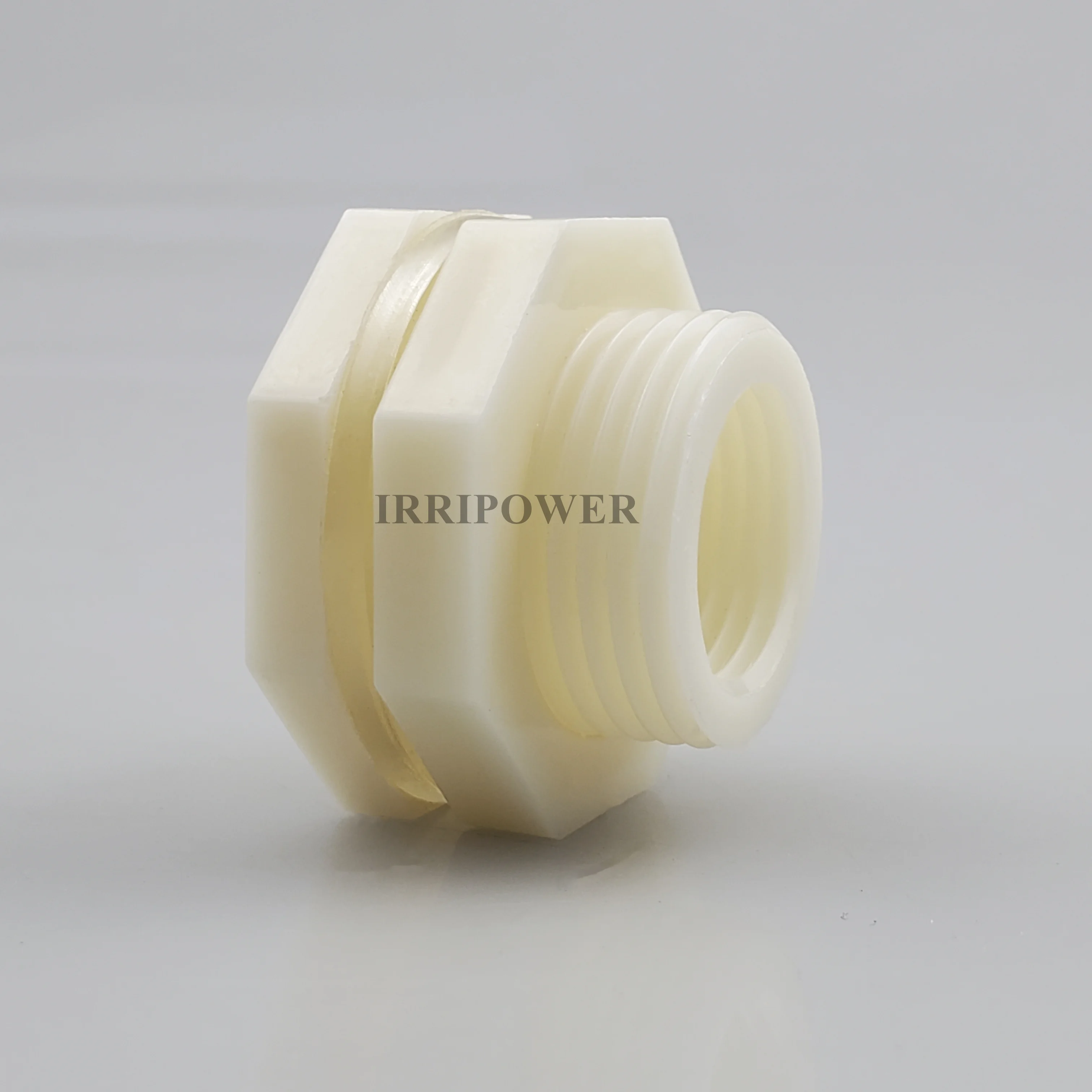 IRRIPOWER PVC Bulkhead Fittings - Durable Water Connectors