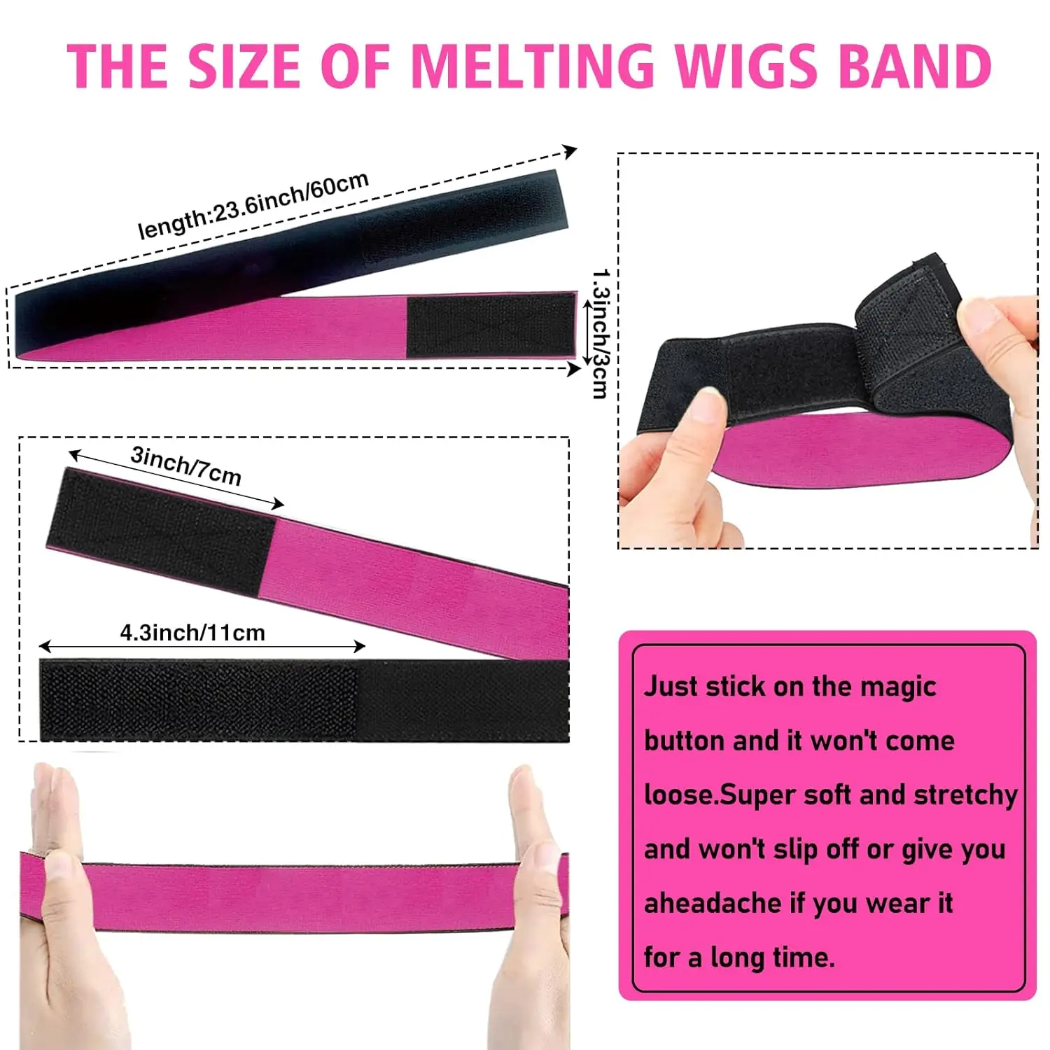 Edge Slayer Melt Band Frontal Wraps Lace Adjustable Lace Melt Band ...