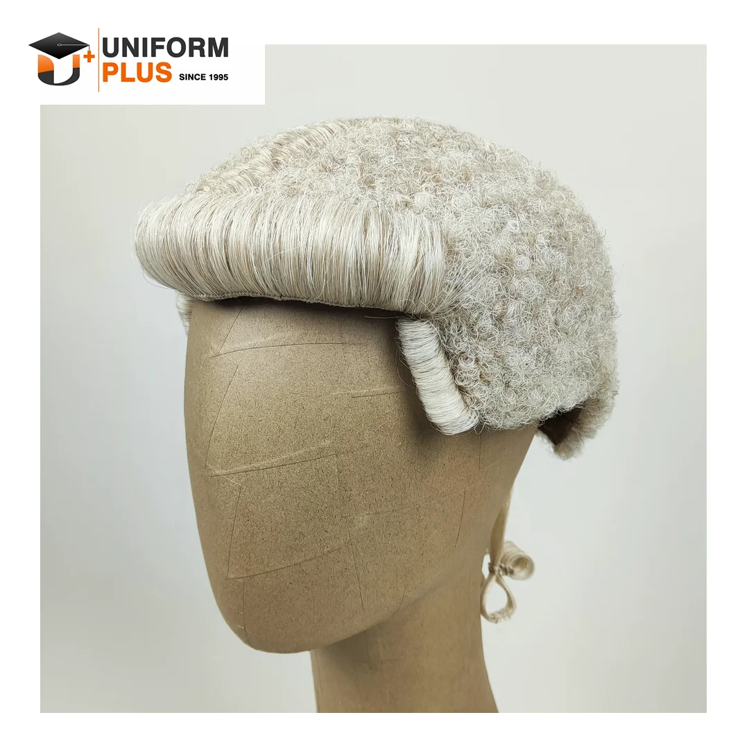 High Quality 100% Horse Hair Judge Lawyer Barrister Wig - Traditional ...