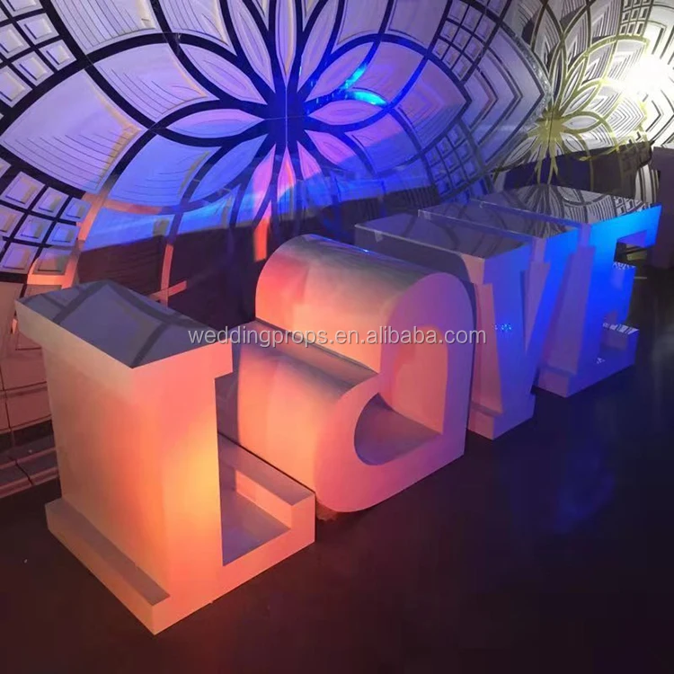 Mesa con letras de espuma independiente para decoración de BABY Shower ...