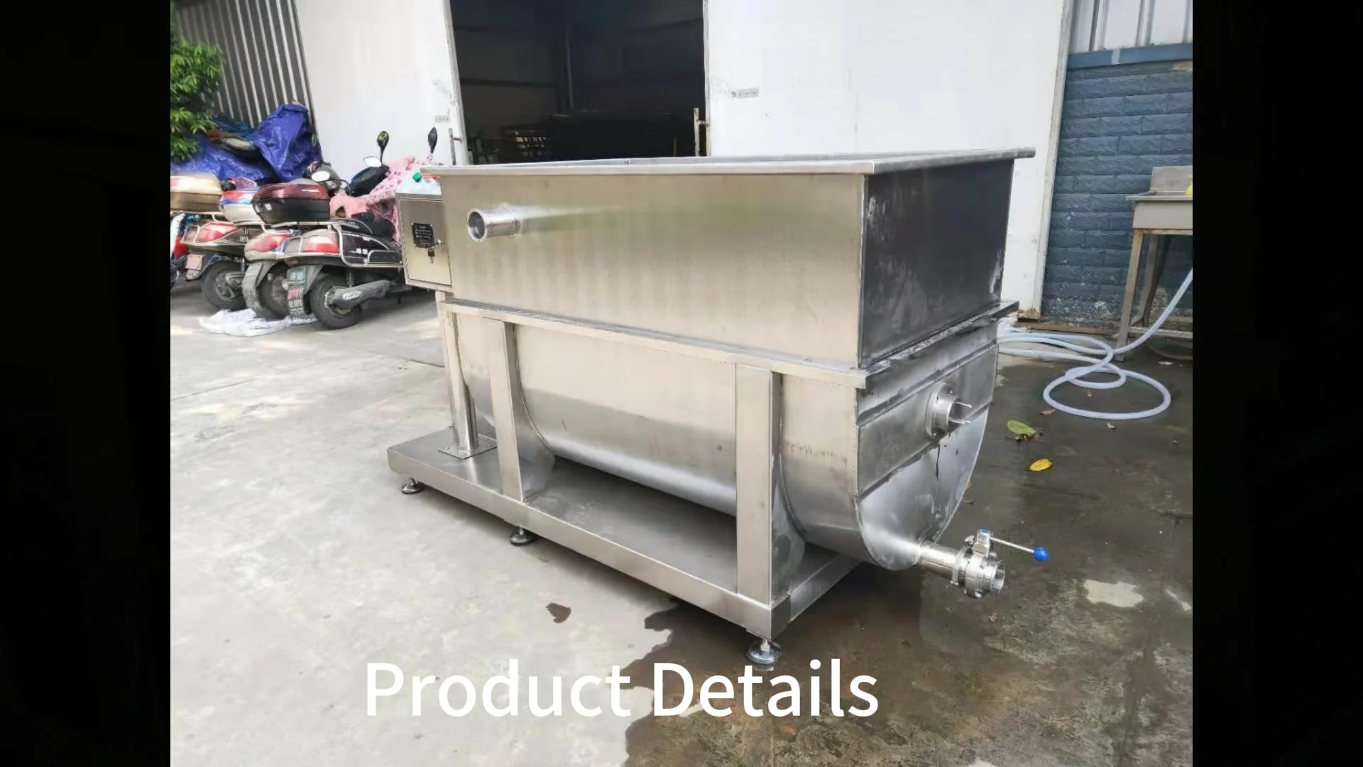 Horizontal Ribbon Blender For Powder Mixing Stainless Steel ...