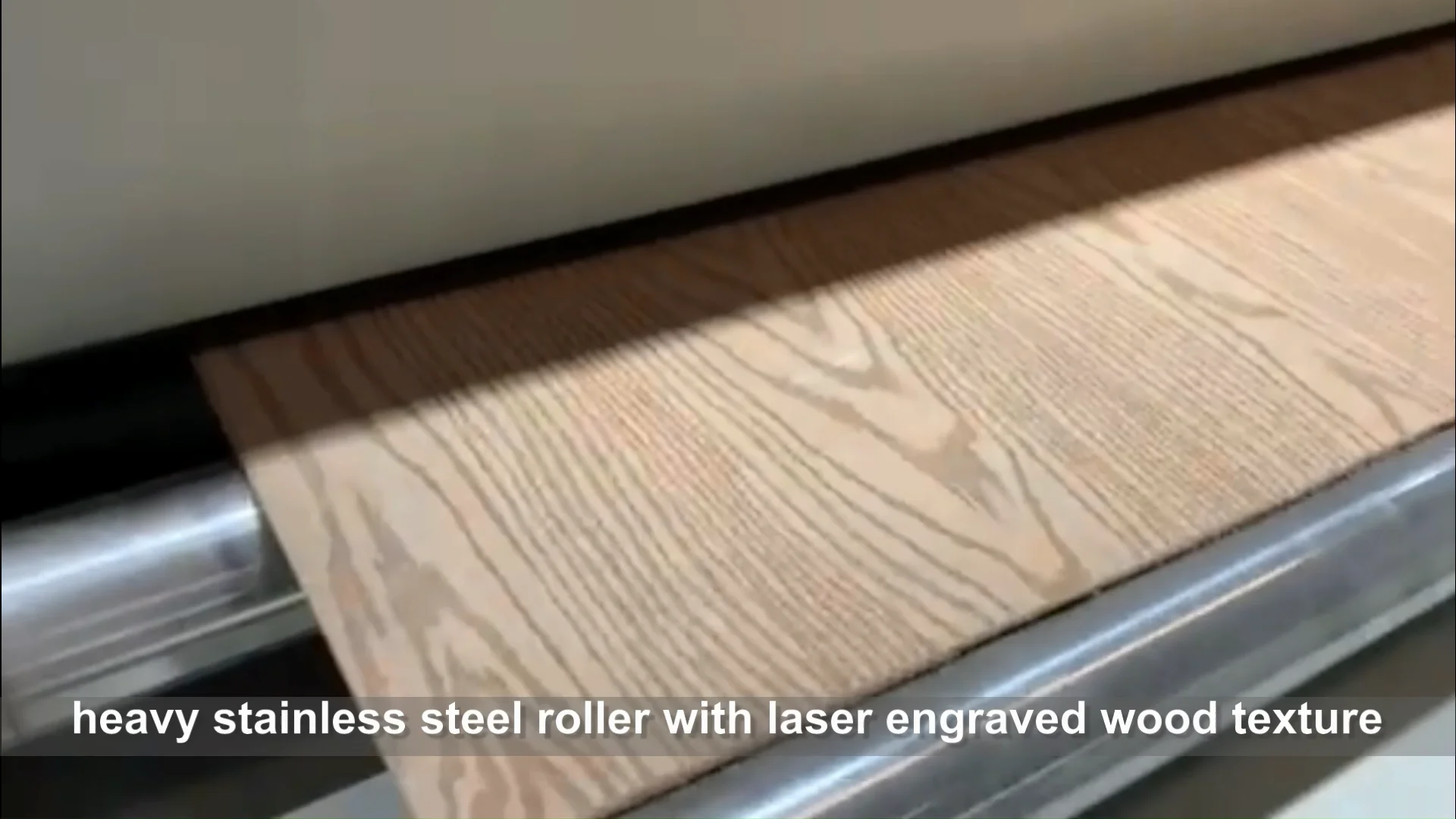 Wood Texture Embossing Machine For Mdf Heat Carbonizing Sheet - Buy ...