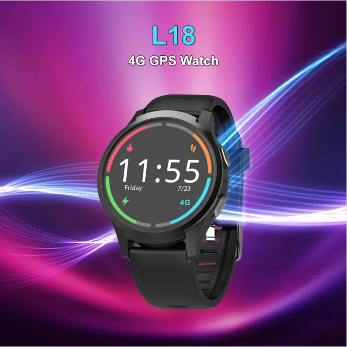 L18 Pro Senior Smart Watch - GPS Fall Alert & SOS Button