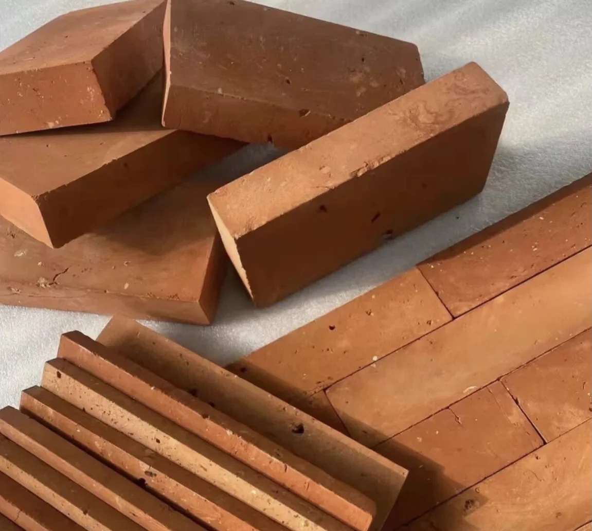 Red Brick Slice Brick Core - Durable Indoor Decor Solutions