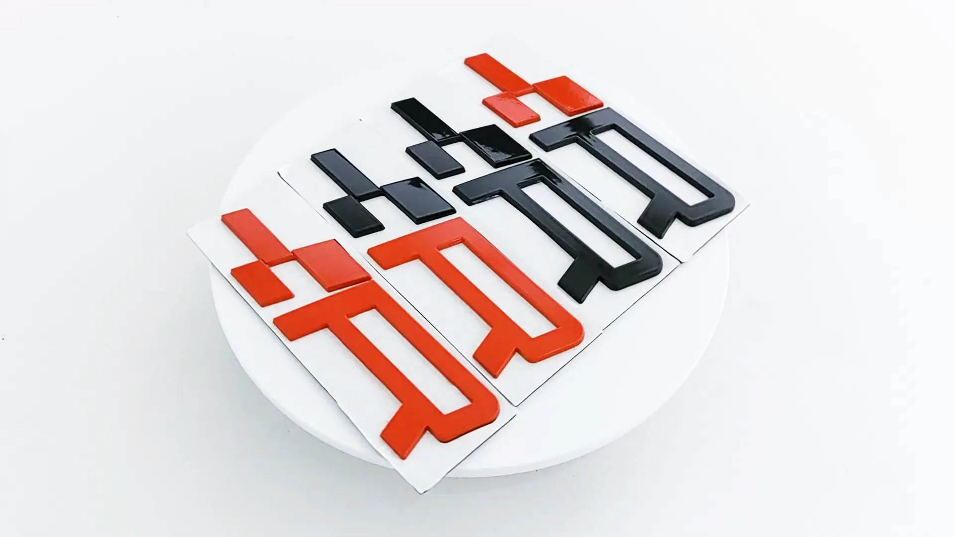 Car Race Flag R 3d Logo Body Side Trunk Decoration Car Stickers For ...