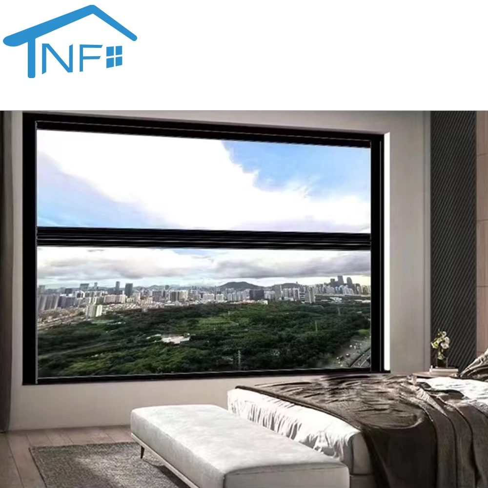 Electric Lift up Vertical Slide Window - Sound Proof & Secure