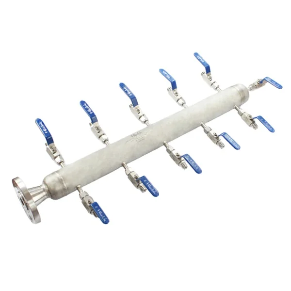 316 Stainless Steel Air Distribution Manifolds Sch 40 Pipe 3/4'' 1 ...