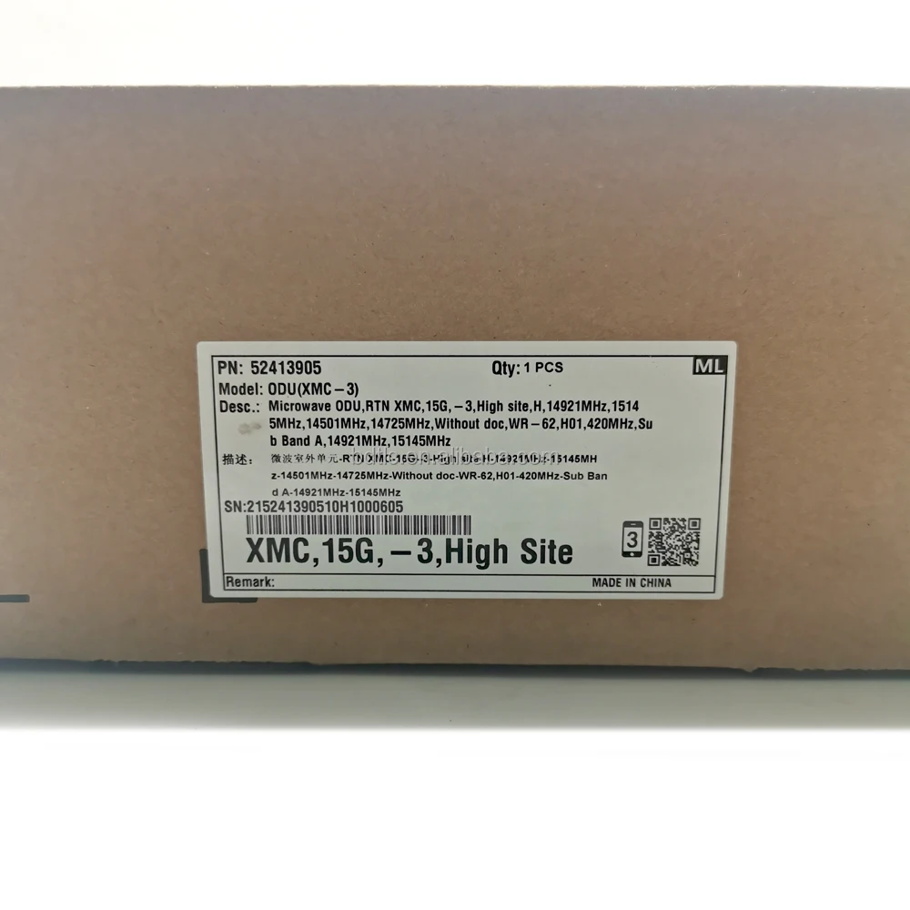 15GHz ODU XMC-3 Low/High Site for 3G/4G Networks - Reliable Connectivity for Telecommunications ...