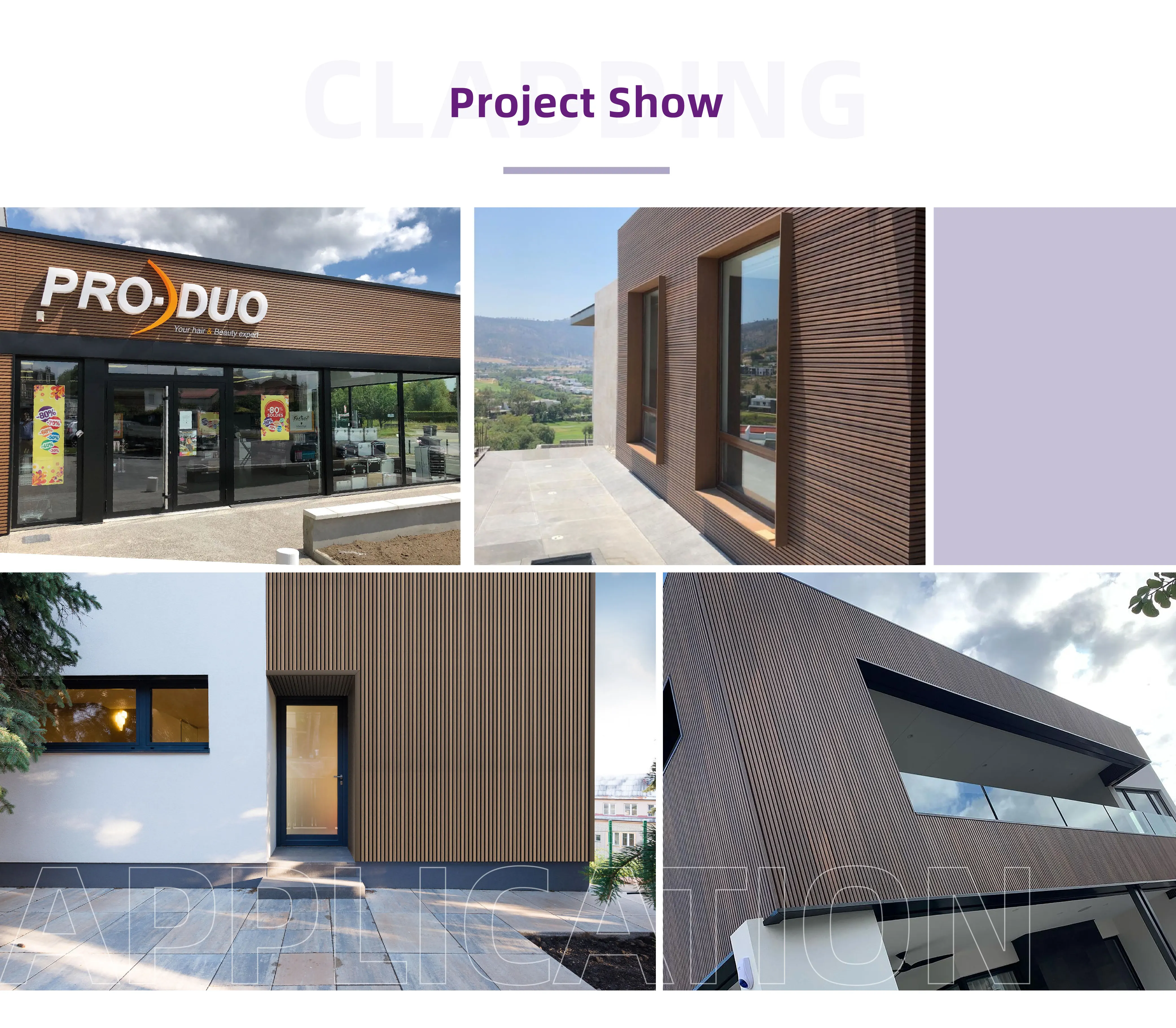 China Outdoor Partition Wpc Wall Board Cladding Fluted Decorative ...