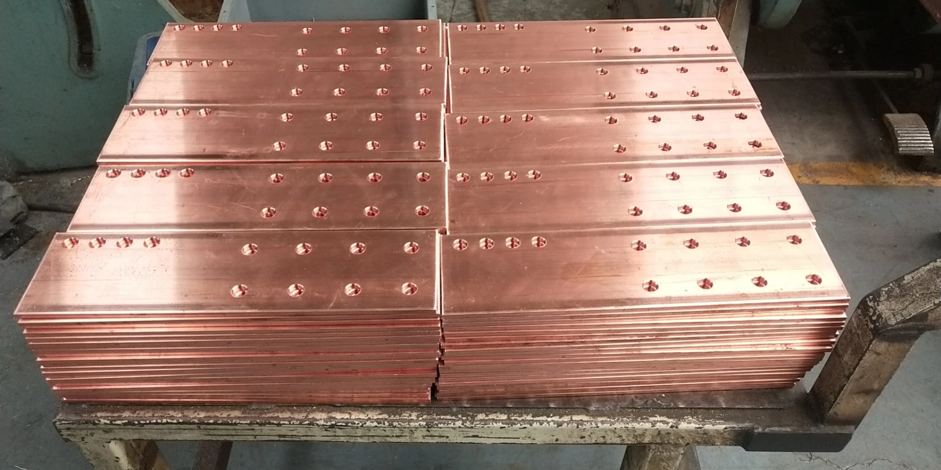 Copper Busbar Electrical Distribution System / Transformer Copper ...