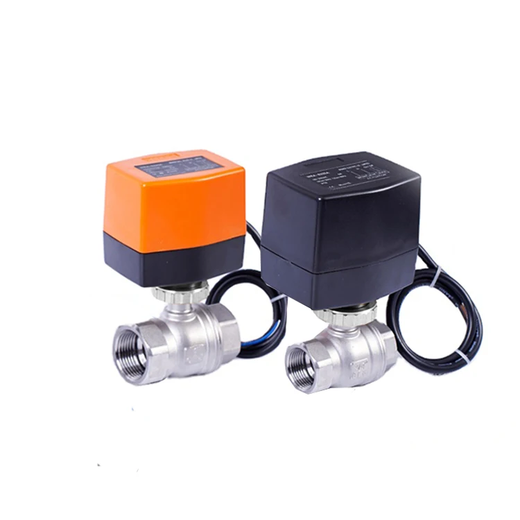 Winvall 24v 12v 3v Dc Motor Operated Electric Actuator 2 Way Ss 316 ...