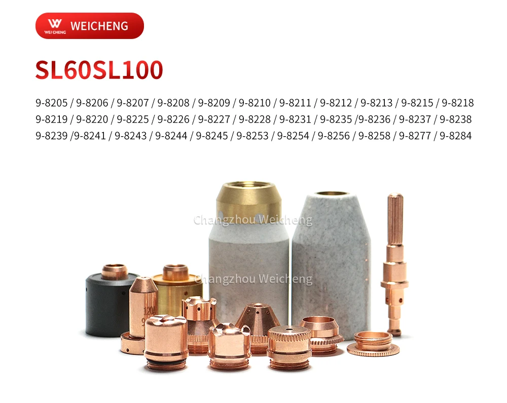 Copper Plasma Torch Body 9-8219 SL 60/100 Cutting Torch Consumables ...