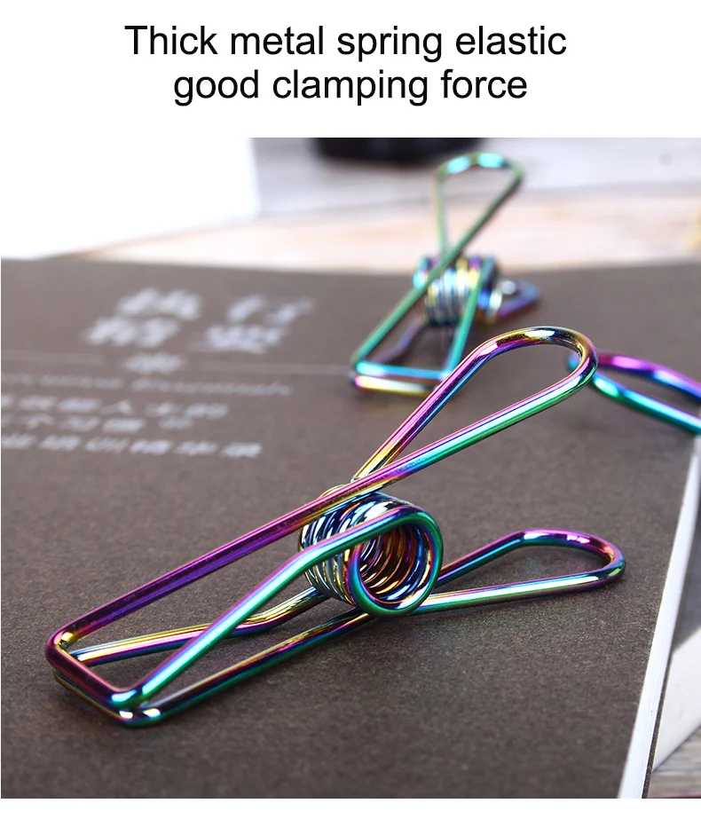 Wholesale Personalized Colorful Stainless Steel Small Fish Clip Clothes ...