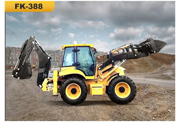 Tractor Backhoe Excavator Mini Tractor Front End Compact Backhoe Loader ...
