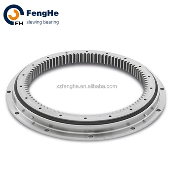 Round Rotating Table Bearing Excavator 4 Point Angular Contact Ball ...